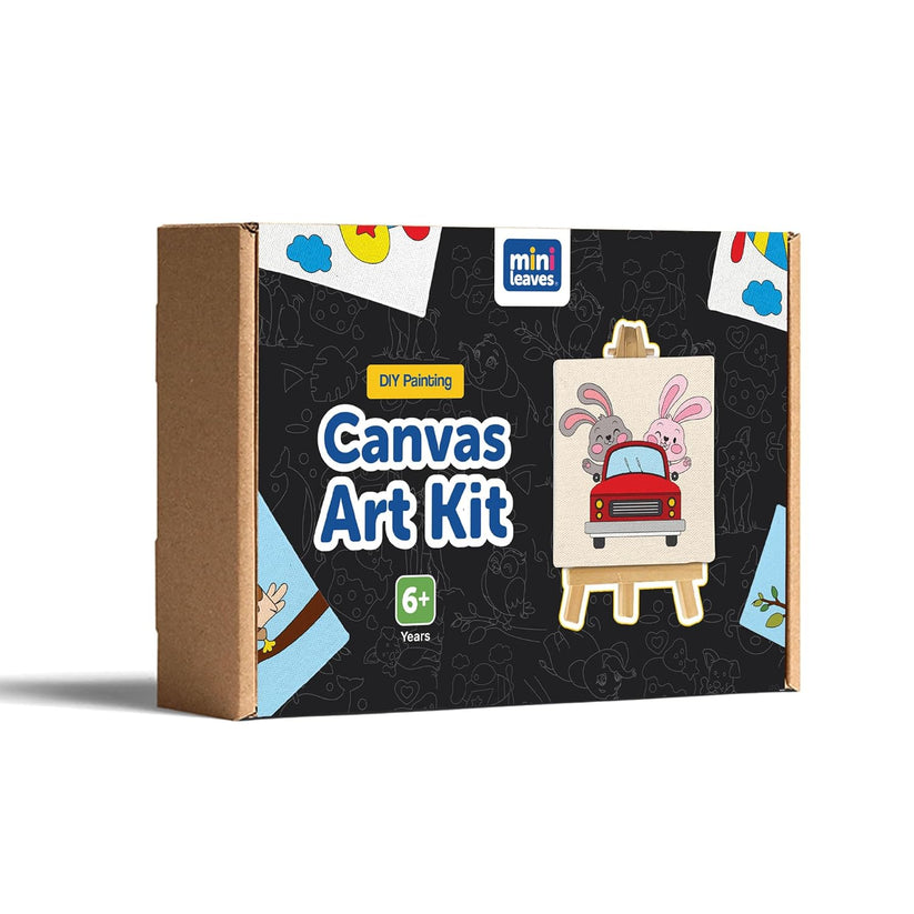 Mini Canvas Art Kit for 4 - 6 Years Set of 4 – The Crafthives